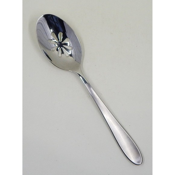 Mikasa | Dining | Mikasa Prescott Satin Slotted Serving Spoon 81 ...